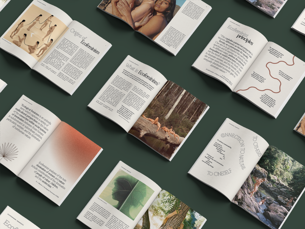 Portfolio: Zine "Ecofeminism Manifesto" — Atelier Paradiso